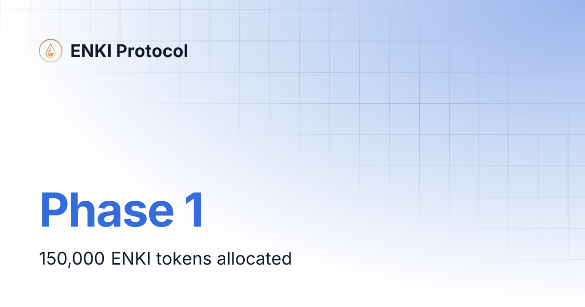 Phase 1 | ENKI Protocol